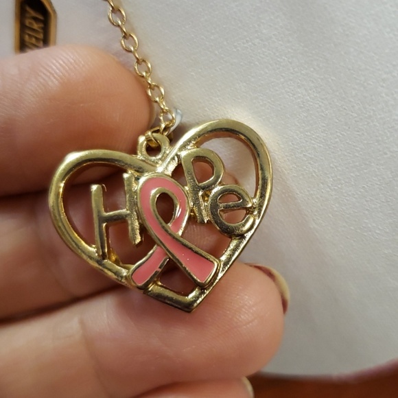 Hallmark | Jewelry | Hallmark Breast Cancer Awareness Necklace | Poshmark